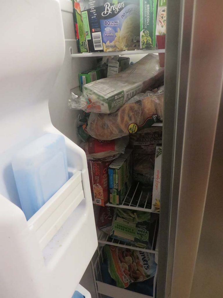 Decluttering the Freezer and Organizing with Storage Bins - Thoughts ...